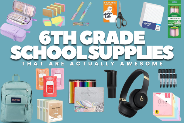6th Grade School Supplies That Are Actually Awesome