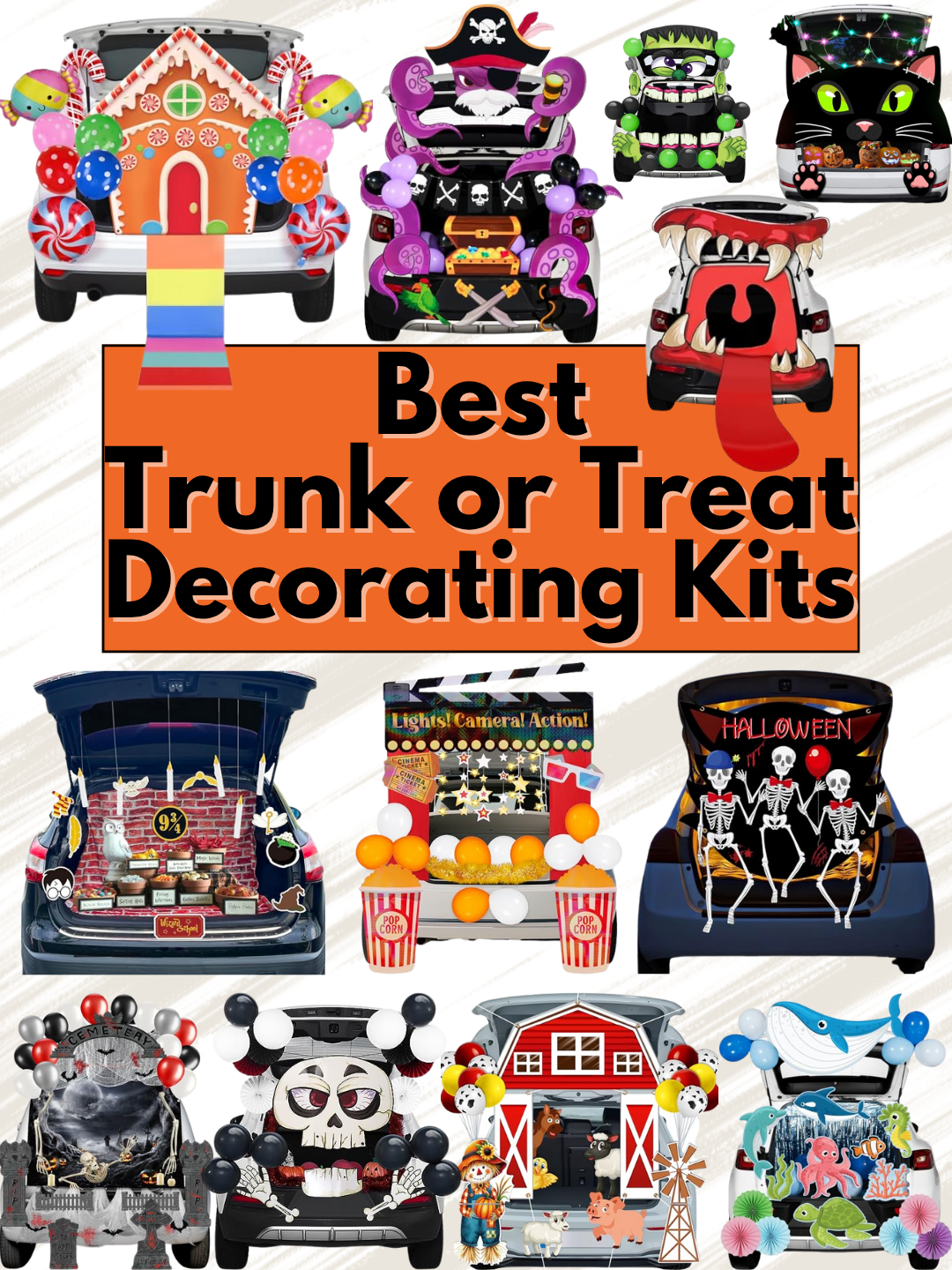 Trunk or Treat Decorating Kits That Make Halloween So Much Easier